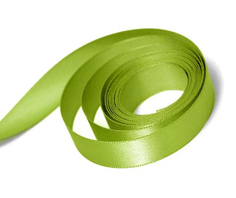 0528 Lemon Grass Single-Face Satin Ribbon